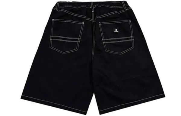 CONVERSE 5-pocket Baggy Shorts - Black