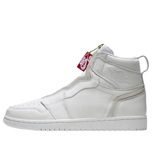 JORDAN 1 Retro High Zip Sneakers - White/university Red