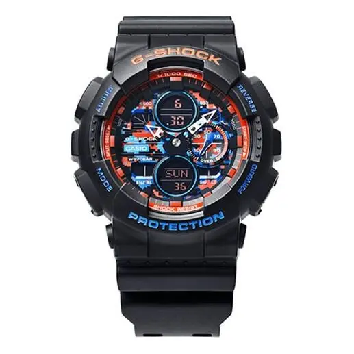 Casio G-shock Analog-digital Watch - Redblueblack