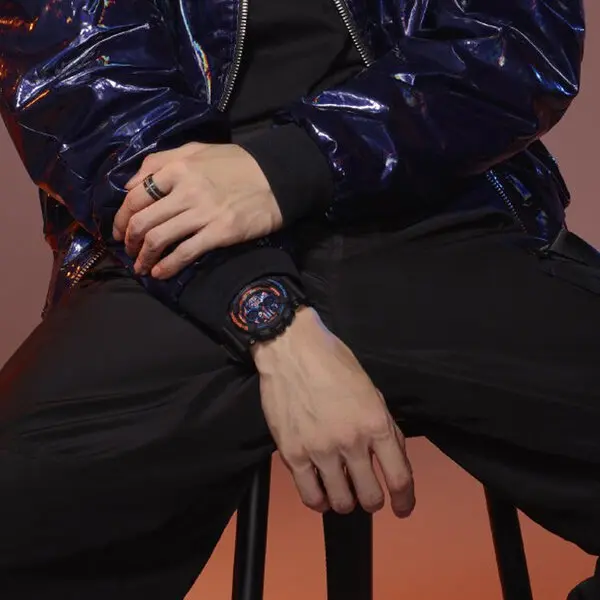Casio G-shock Analog-digital Watch - Redblueblack
