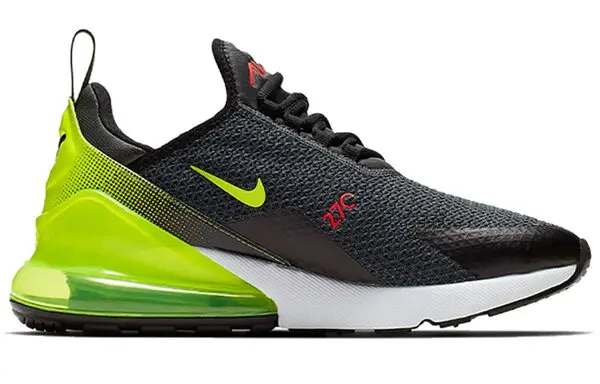 Nike Max 270 Athletic Sneakers - Anthracite/volt/black
