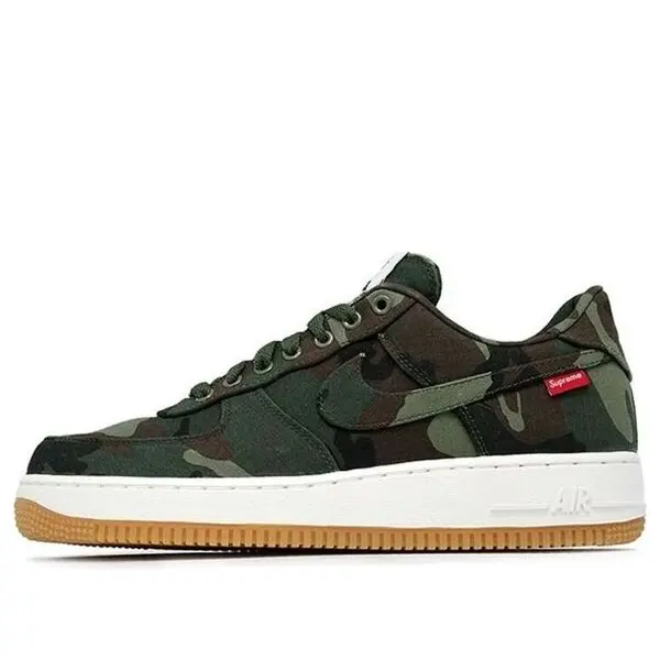 Nike Supreme X Force 1 Low Premium '08 Nrg Camo - Brown