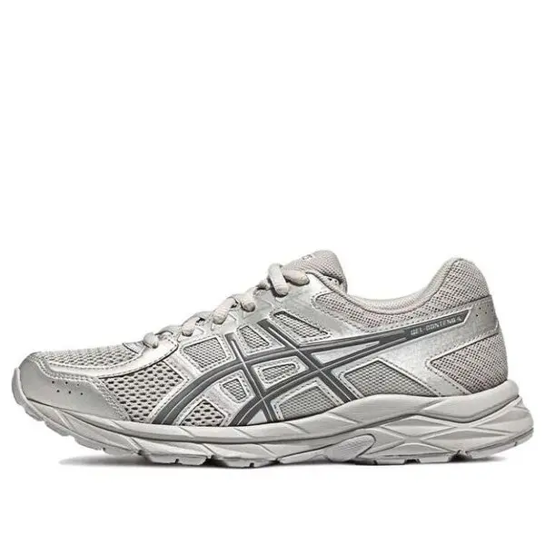 Asics Athletic Running Sneakers - Grey/black/silver