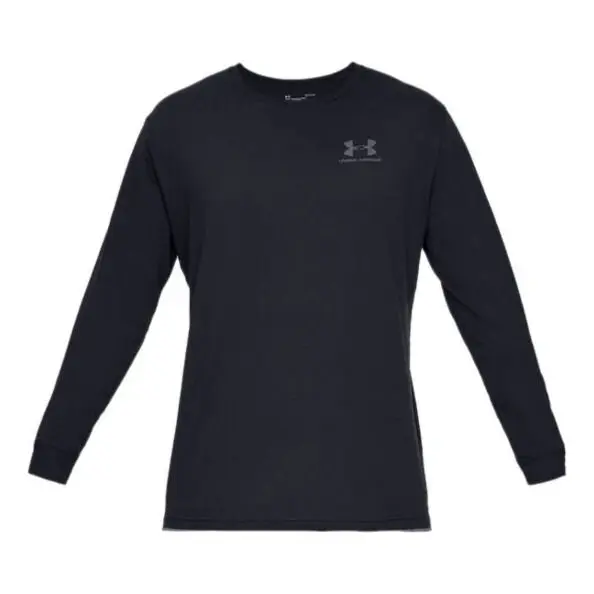 Under Armour Sportstyle Left Chest Long Sleeve T-shirt - Black