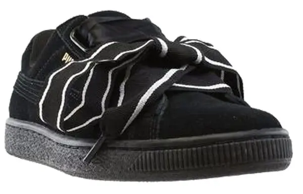 PUMA Suede Heart Satin Sneakers