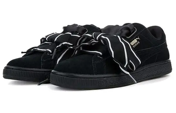 PUMA Suede Heart Satin Sneakers