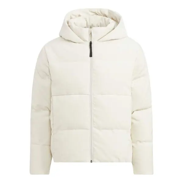 Adidas 3-stripes Puffy Down Jacket Asia Sizing - White
