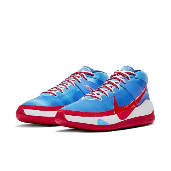Nike Kd 13 Ep Mid Top Sneakers - Blue/red