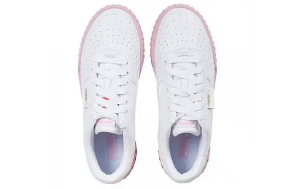 PUMA Cali White Sneakers - Pink/white