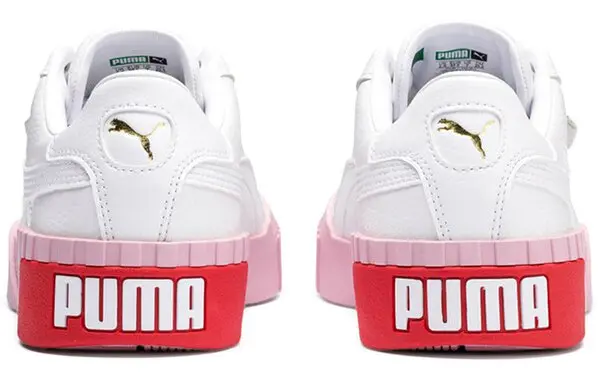PUMA Cali White Sneakers - Pink/white