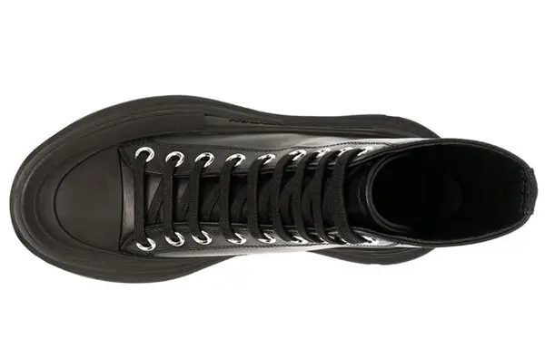 Alexander McQueen Tread Slick High Lace Up Boots