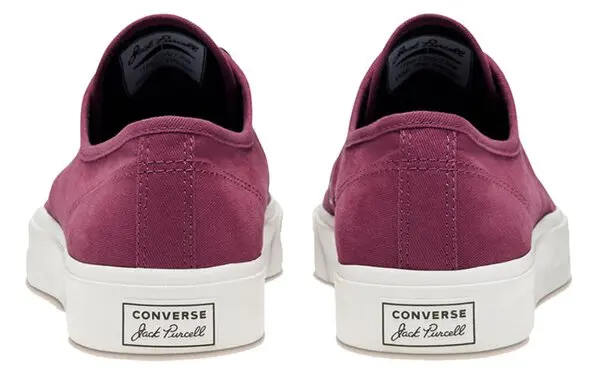 CONVERSE Jack Purcell Low Top Twill Sneakers - Red