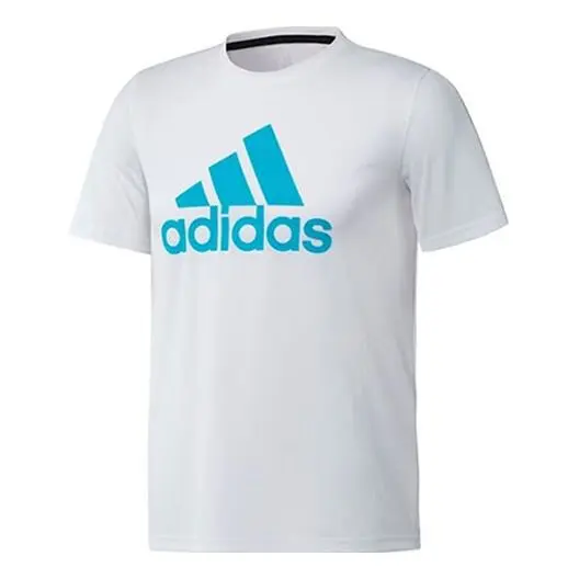 Adidas Casual Sports Round Neck Short Sleeve - White