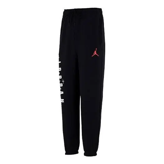 JORDAN Logo Printing Casual Long Pants/trousers Black - Default Color