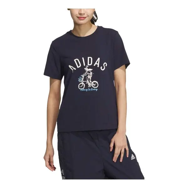 Adidas Graphic T-shirt - Navy