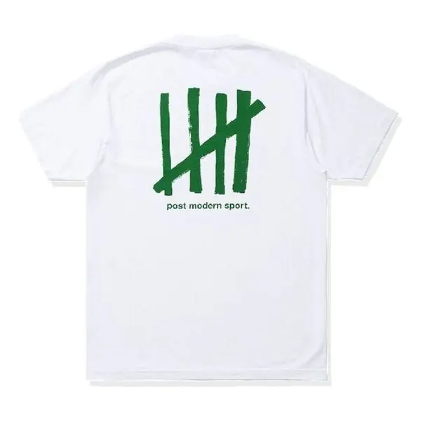 UNDEFEATED Post Modern Sport T-shirt 'white - White/green