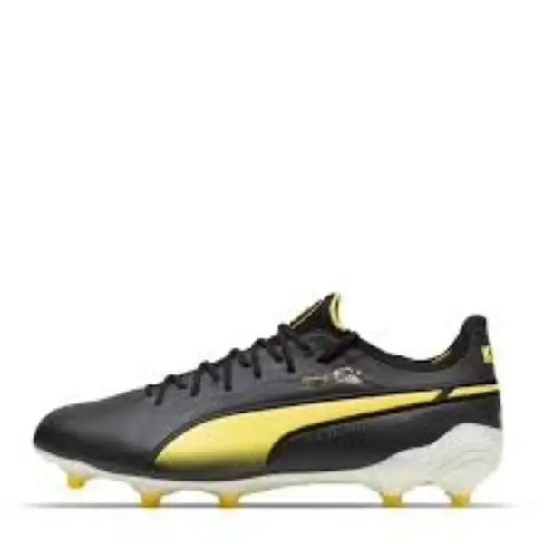 PUMA King Ultimate Pel Fg/ag Soccer Cleats - Black/yellow