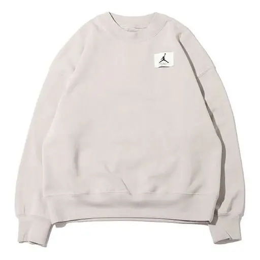 JORDAN Essentials Fleece Crew - Light Gray