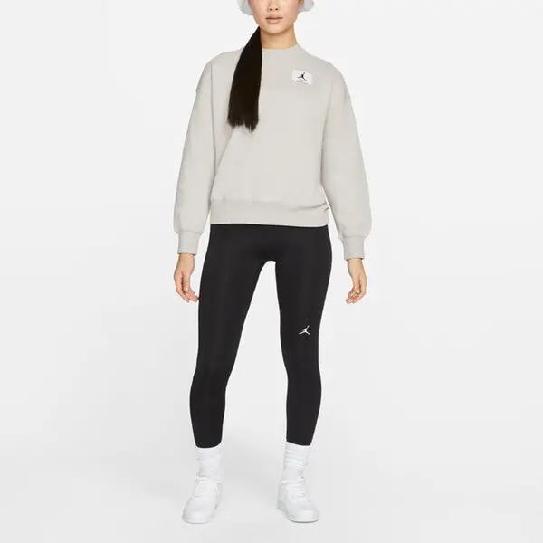 JORDAN Essentials Fleece Crew - Light Gray