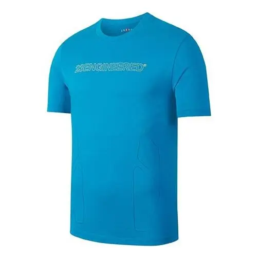 JORDAN 23 Engineered Dri-fit Short Sleeve T-shirt - Blue