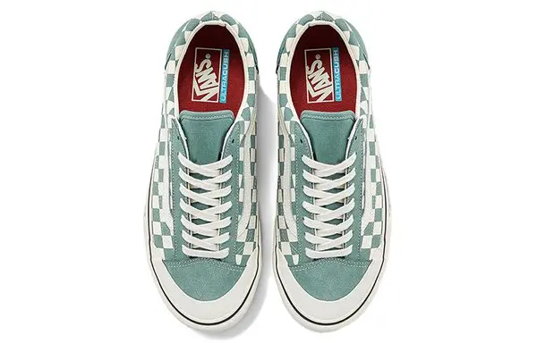 VANS Style 36 Sf Checkerboard Low Top Sneakers - Green