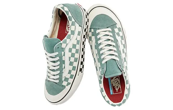 VANS Style 36 Sf Checkerboard Low Top Sneakers - Green