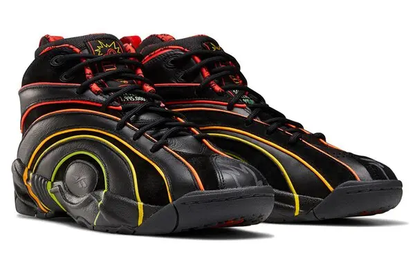 REEBOK Maison Margiela X Hot Ones Shaqnosis 'scoville Levels' Sneakers - Black