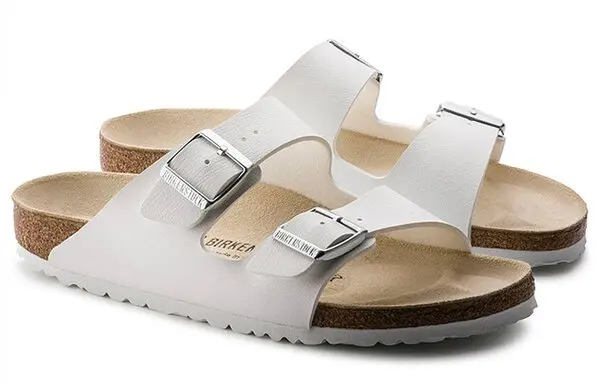 BIRKENSTOCK Arizona Birko-flor Sandals - White