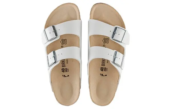 BIRKENSTOCK Arizona Birko-flor Sandals - White
