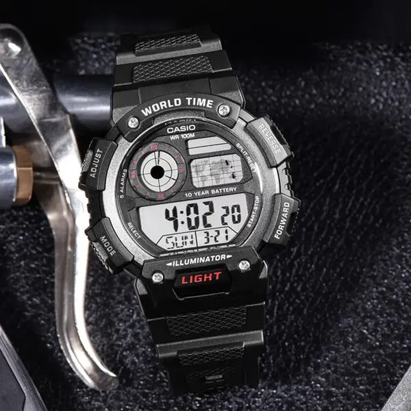 Casio G-shock Digital Watch With Shockproof Strap