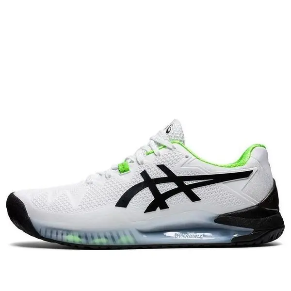 Asics Gel Resolution 8 Athletic Sneakers - White/blue