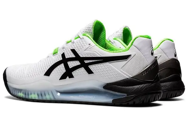 Asics Gel Resolution 8 Athletic Sneakers - White/blue