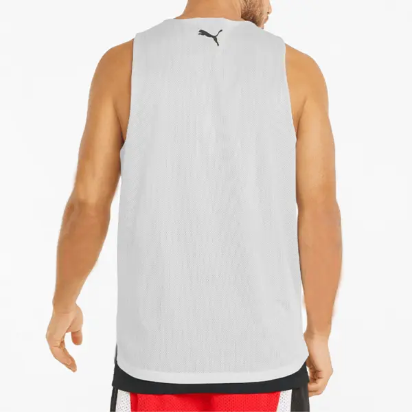 PUMA Give And Go Reversible Tank - White/grey