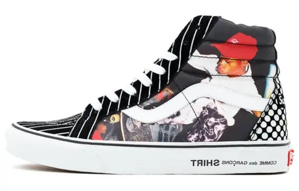 VANS X Supreme X Comme Des Garcons Sk8-hi Reissue Sneakers - Black
