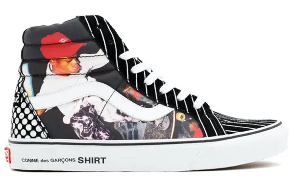 VANS X Supreme X Comme Des Garcons Sk8-hi Reissue Sneakers - Black