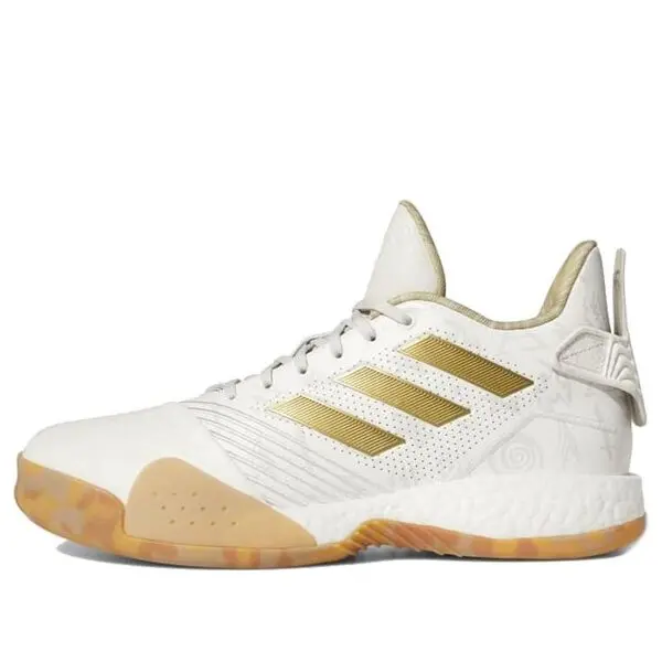 Adidas T-mac Millennium High Top Sneakers - White/gold