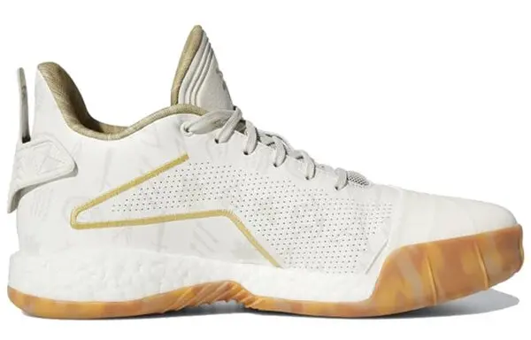 Adidas T-mac Millennium High Top Sneakers - White/gold