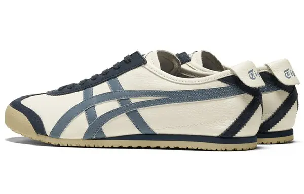 Onitsuka Tiger Mexico 66 Low Top Sneakers - White/navy/blue