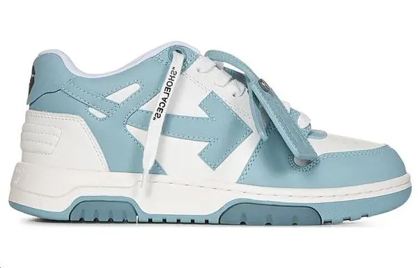 Off-White Out Of Office Low-top Sneaker - Teal/white