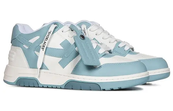 Off-White Out Of Office Low-top Sneaker - Teal/white
