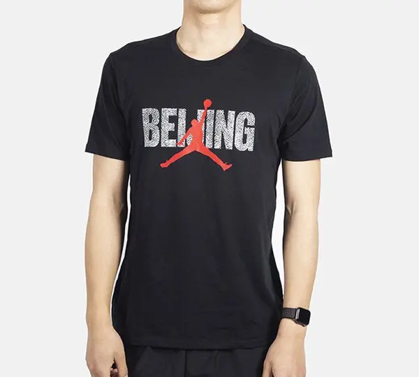 JORDAN Air City Basketball Short Sleeve - Black