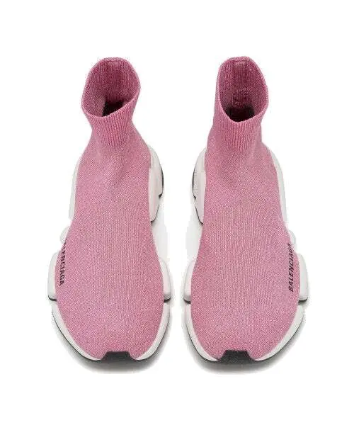 Balenciaga Speed 2.0 Sock Sneakers - Pink/white/black