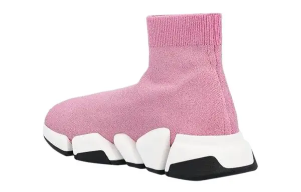 Balenciaga Speed 2.0 Sock Sneakers - Pink/white/black