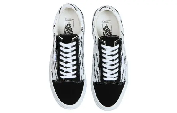 VANS Old Skool Ns Og Lx 'barbed Wire' Sneakers - Black/white