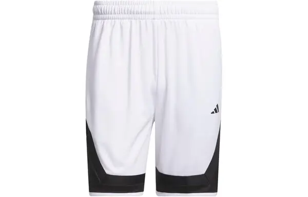 Adidas Pro Block Shorts Asia Sizing 'white - White/black