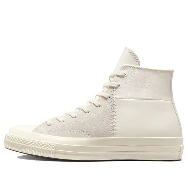 CONVERSE Chuck 70 Crafted Mixed Material Hi Top Sneakers - Light Brown