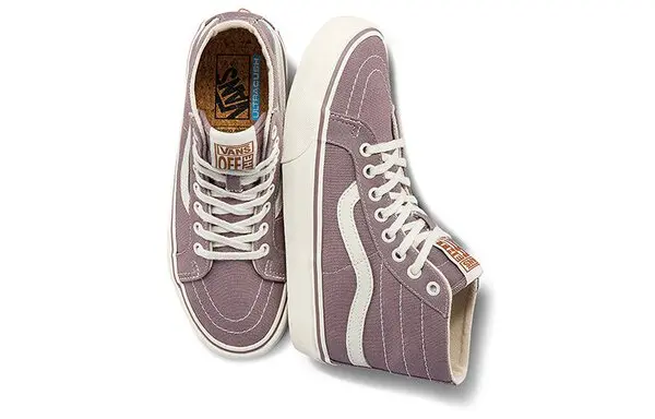 VANS Sk8-hi High-top Lace-up Sneakers - Purple