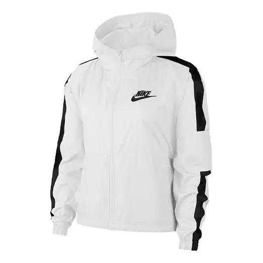 Nike Hooded Sun Protection Jacket - White
