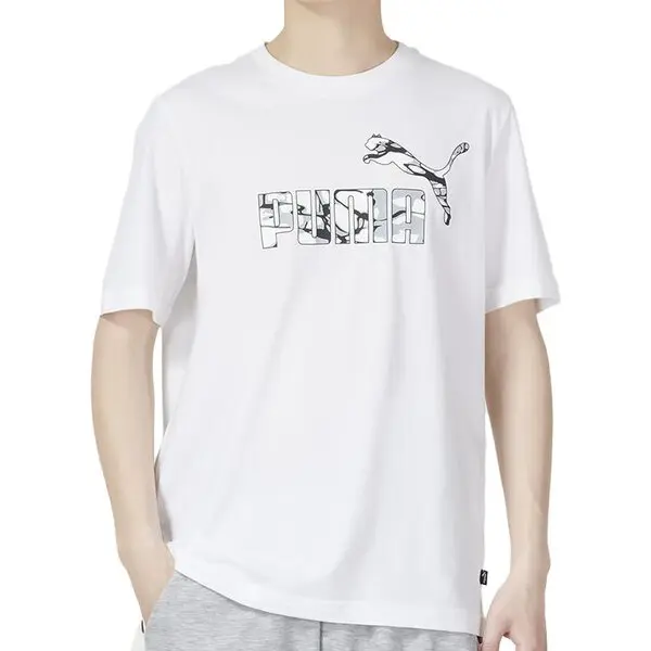 PUMA Summer Splash Graphic T-shirt - White