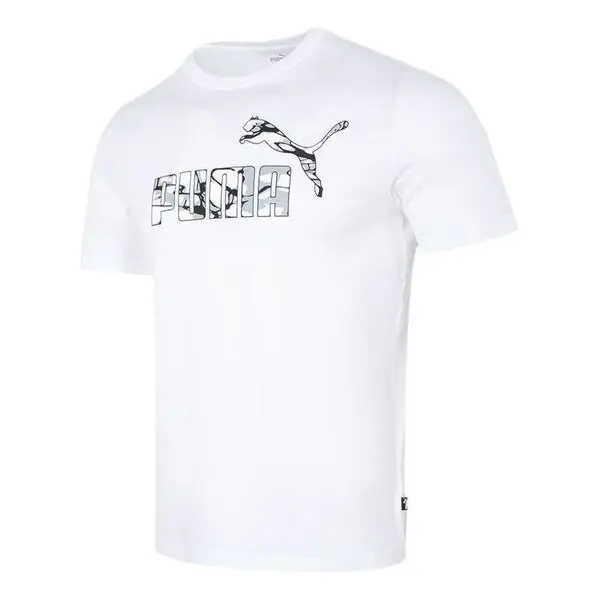 PUMA Summer Splash Graphic T-shirt - White